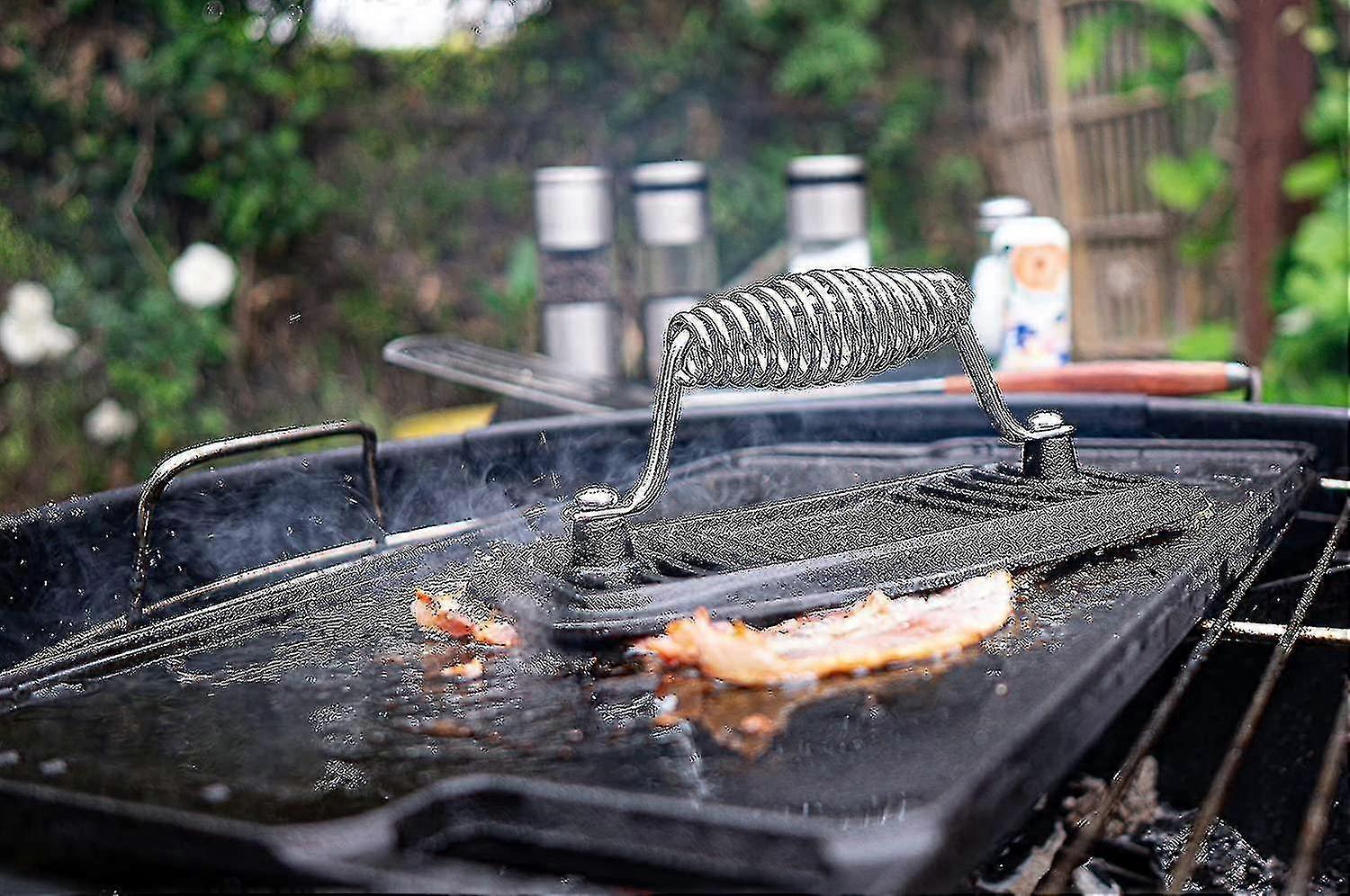 Cast Iron Barbecue Press, Bbq Grill Press, Grill Accessories, Griddle ...