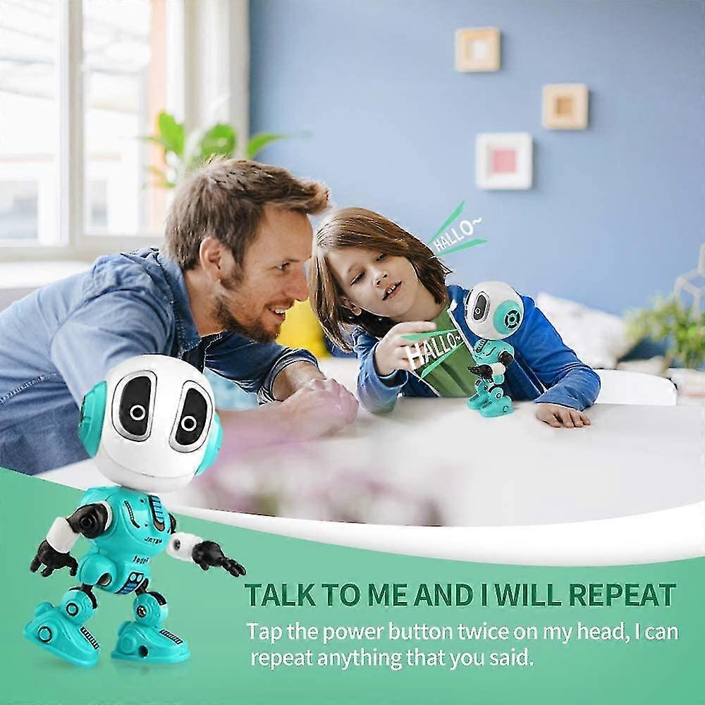 Rechargeable Talking Robots Toys For Kids - Metal Robot Kit With Sound ...
