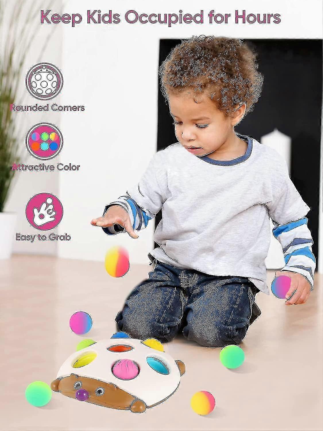 Simple Dimple Fidget Popper Sensory Toys, Travel Toys For Toddlers 1-3 ...