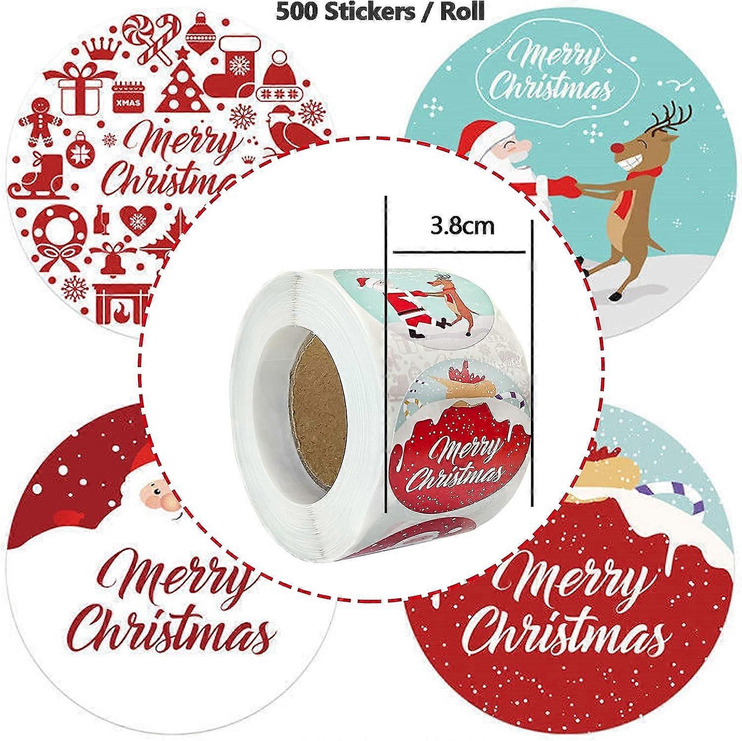 Kraft Paper Stickers, 3.8cm Round Kraft Paper Sticker Labels, Used as ...