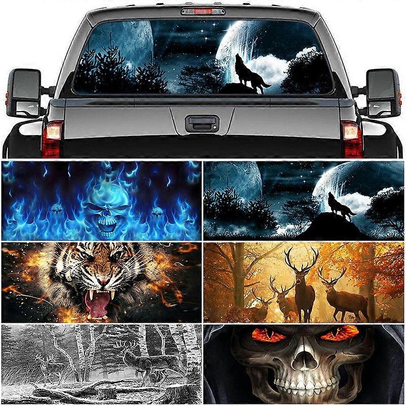 Pickup Truck Surprising 3D Rear Windshield Poster - 4 Classes Sizes One ...