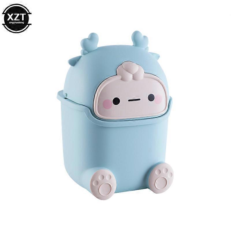 Kawaii Mini Trash Can Desktop Garbage Bin Home Office Rubbish Bin ...