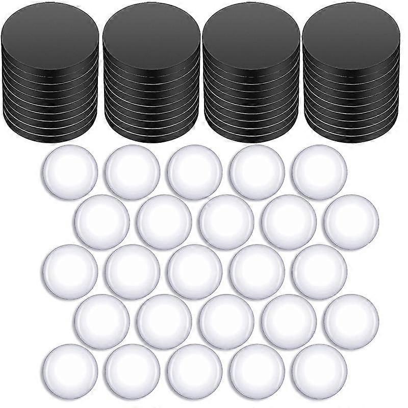 for DIY Crafts Sets Round Magnetic Discs with Clear Dome Cabochons ...