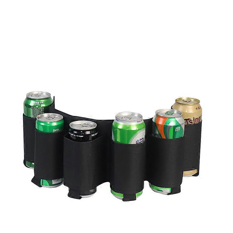 Beer Belt Beer Holster for 6 Beer Bottles or Cans - Adjustable Beer ...