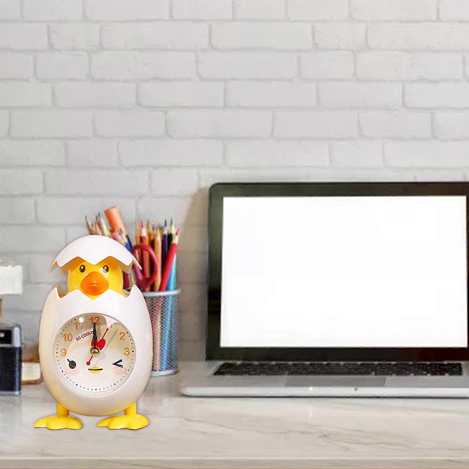 Cartoon Cute Alarm Clock Chicken Duck Egg Shell Shape Quartz Movement ...