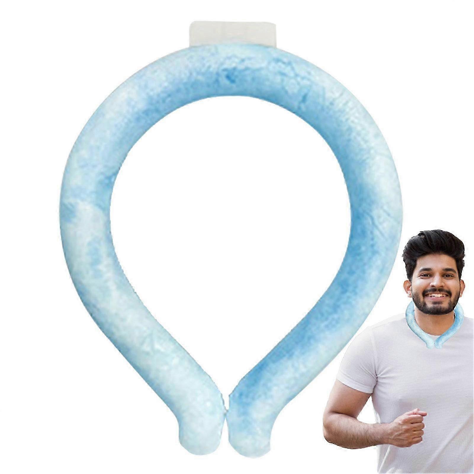 Neck Cooling Tube- Outdoor Activities with Gel ice Packs for Personal ...
