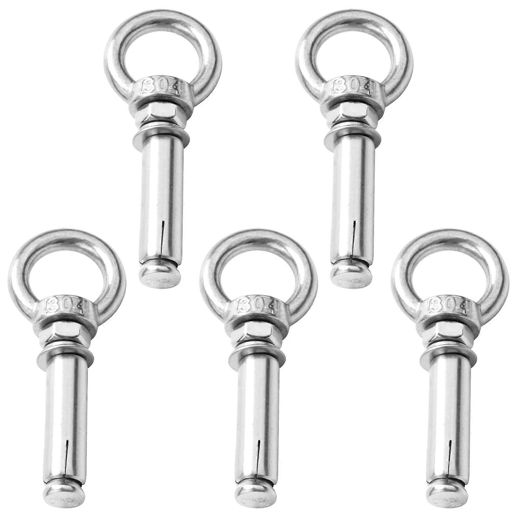 5Pcs M8 x 60mm Expansion Bolt Anchor Bolt 304 Stainless Steel Ring ...