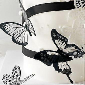 36pcs Butterflies Dessert Toppers Decorative Cupcake Toppers Cake ...