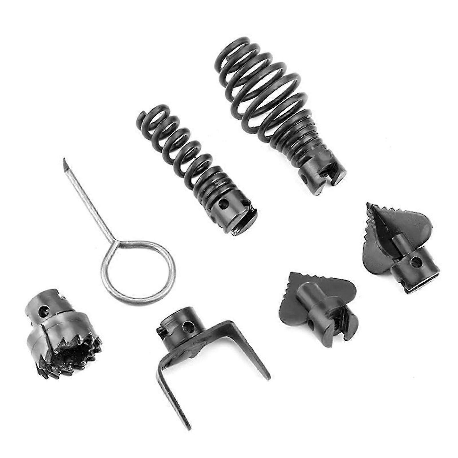 7x 16mm Manganese Steel Drain Cleaner Machine Cutter Heads Combo ...