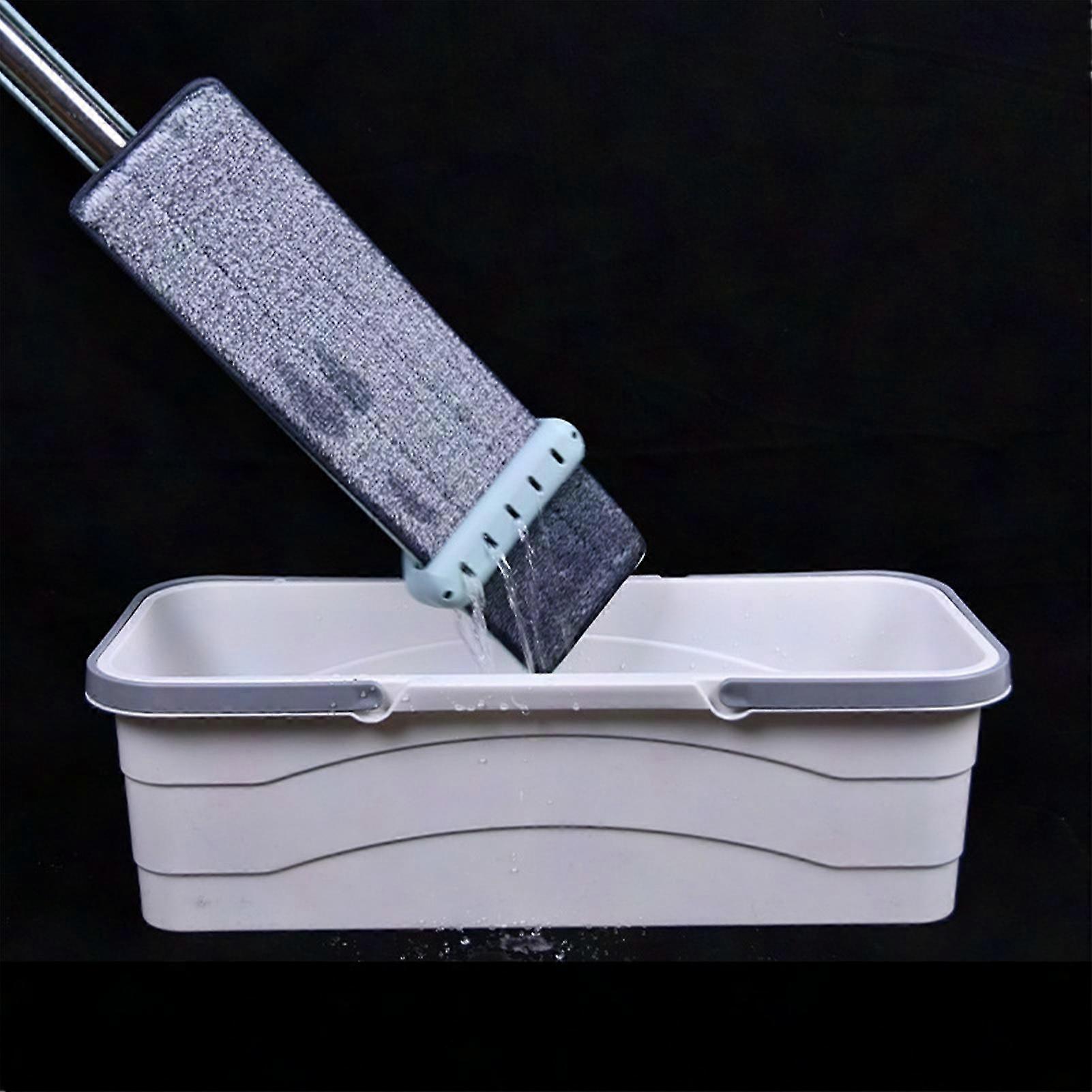 Large Rectangular Mop Bucket with Handle - Wide Opening for Bathroom ...