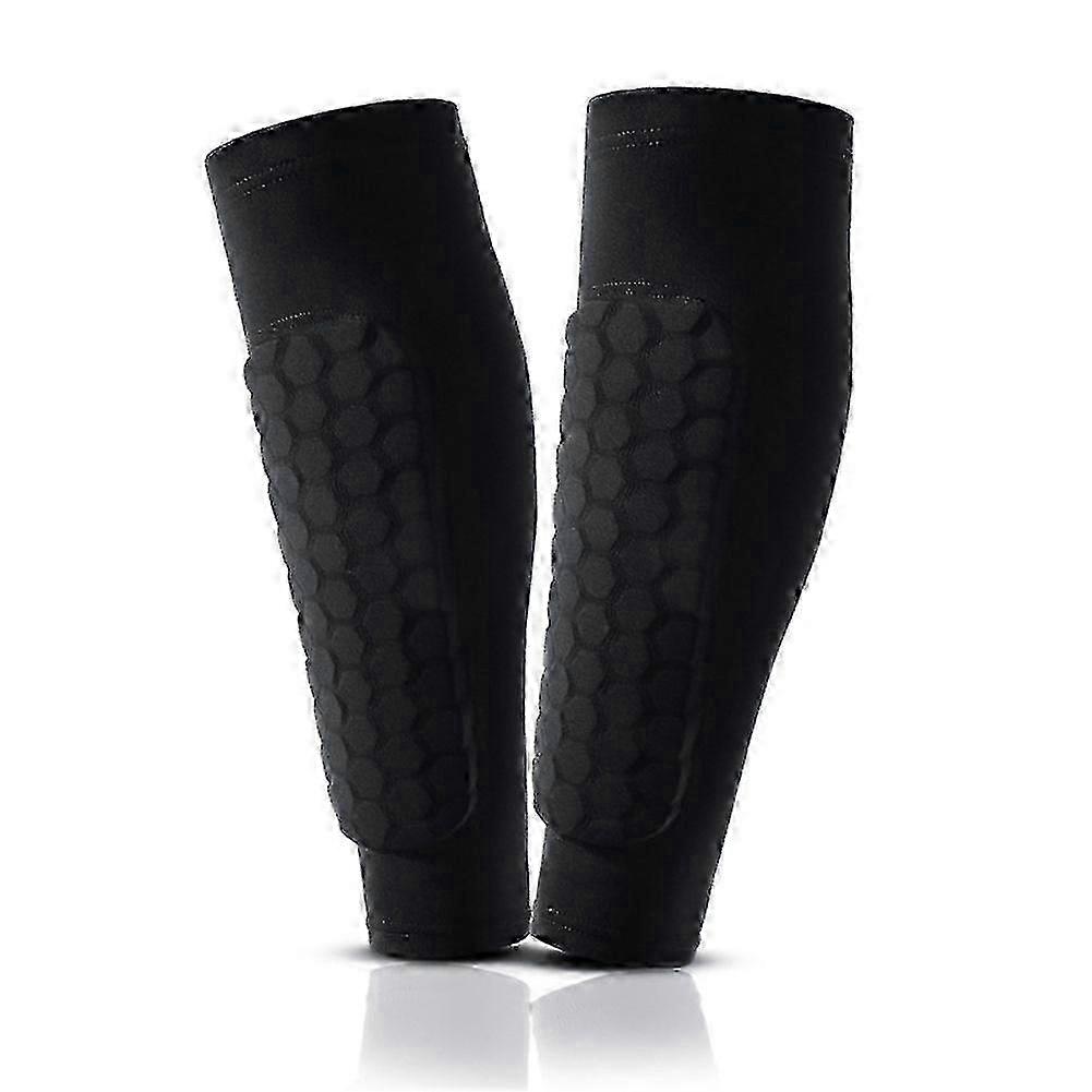 Ski Shin Guards Adults Calf Compression Sleeve Pad Pro Sports Training ...