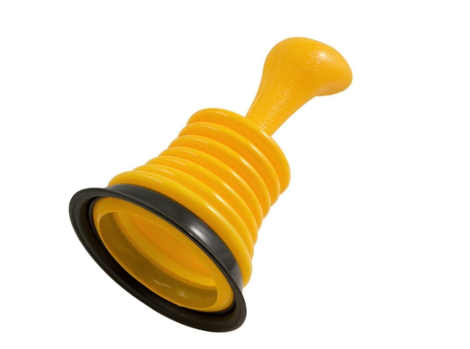 2 Small Compact Plunger Powerful Ergonomic Handle Bathroom Kitchen Sink ...