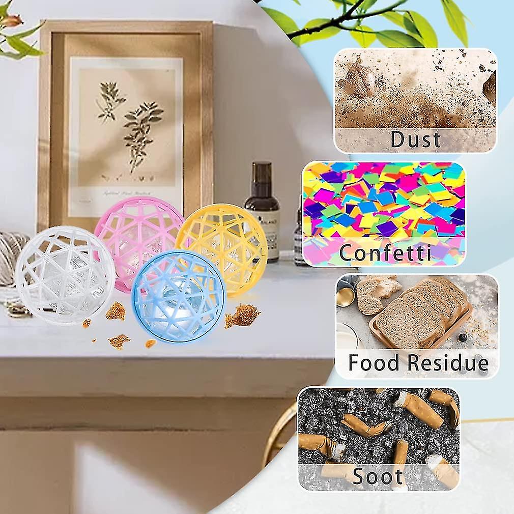 Heytea 4pcs Purse Cleaning Ball Bag Cleaner Ball Sticky Inside Ball ...