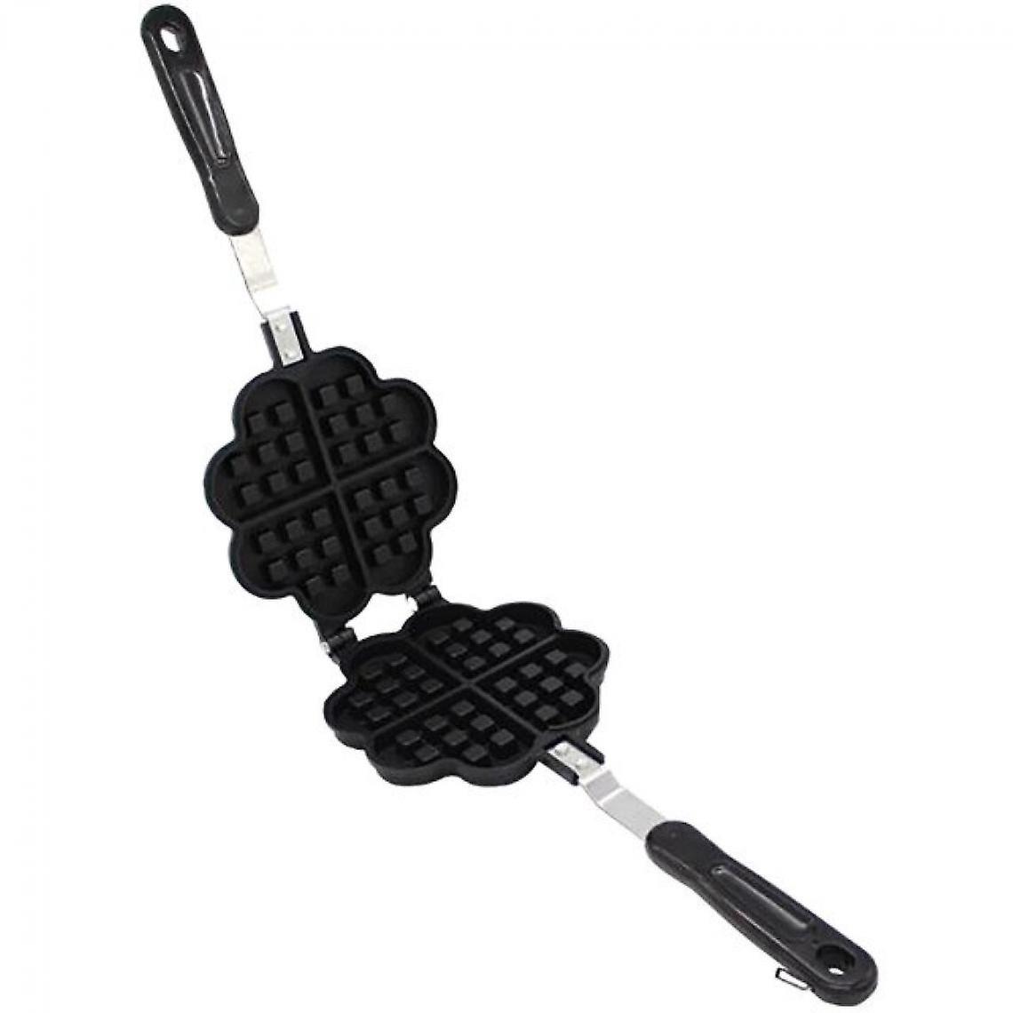 Non Sticks Waffle Factory Frying Pan Love Bubble Cake Oven Breakfast ...