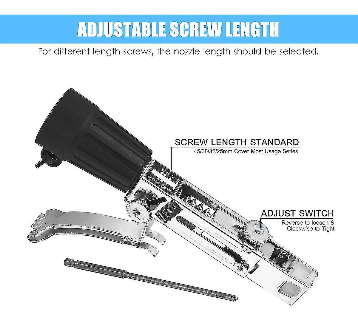 Screw Gun Converter Continuous Gun Electric Screwdriver On Plasterboard ...