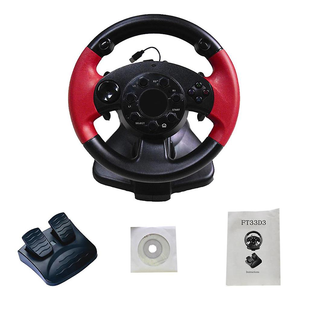 Gaming Racing Steering Wheel For PS3/PS 2/PC/Computer Car Steering ...