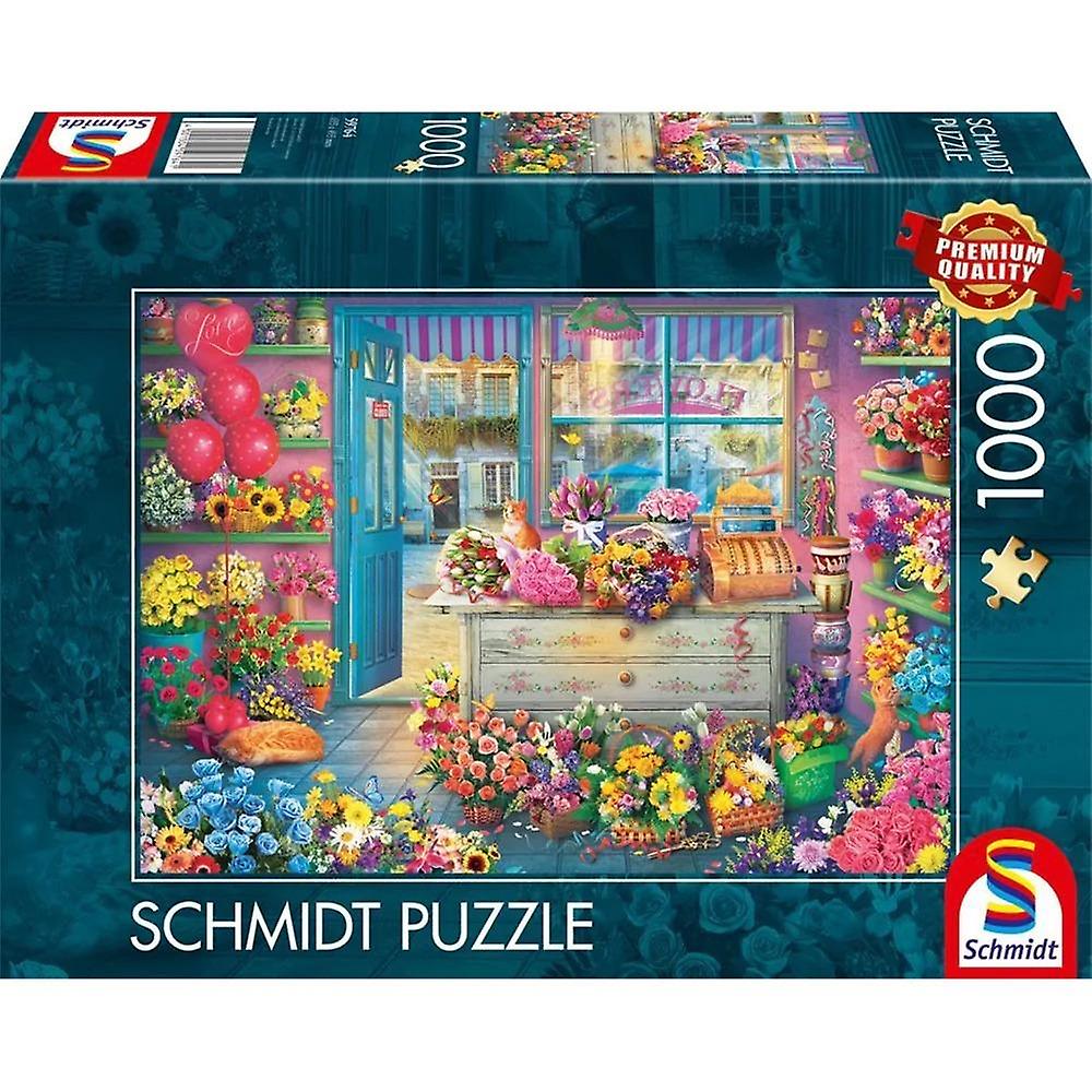 Schmidt Colourful Flower Shop Jigsaw Puzzle (1000 Pieces) | Fruugo UK