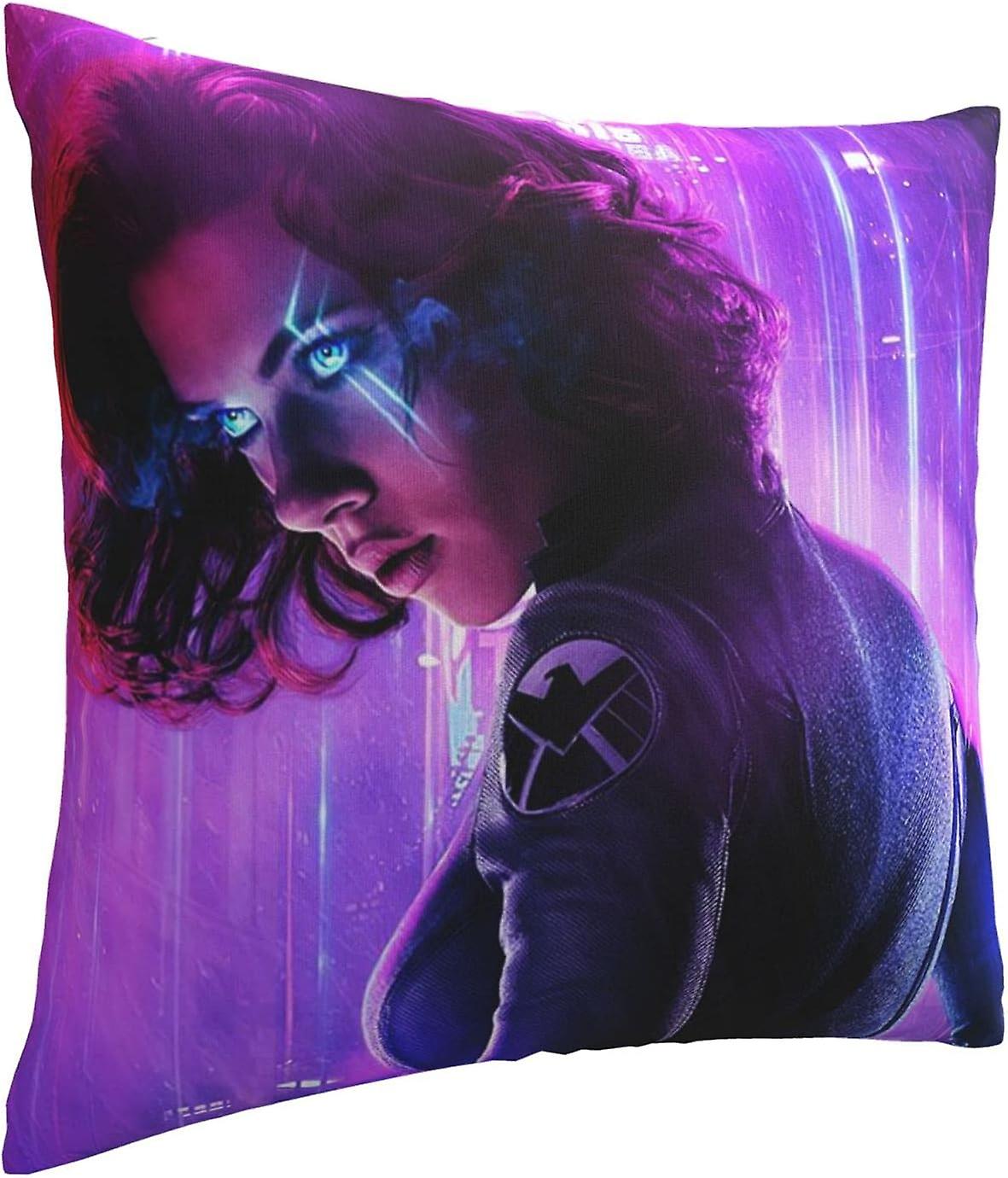 Blød og behagelig sort enke pudebetræk dekorativt firkantet kaste ...