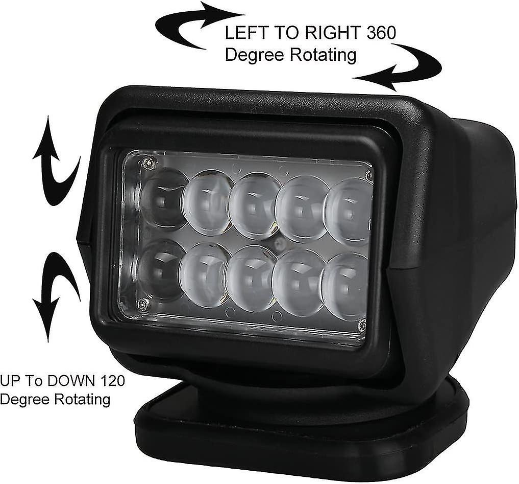 Led Searchlight Work Light With Magnetic Base Cree Chip Radio Remote ...