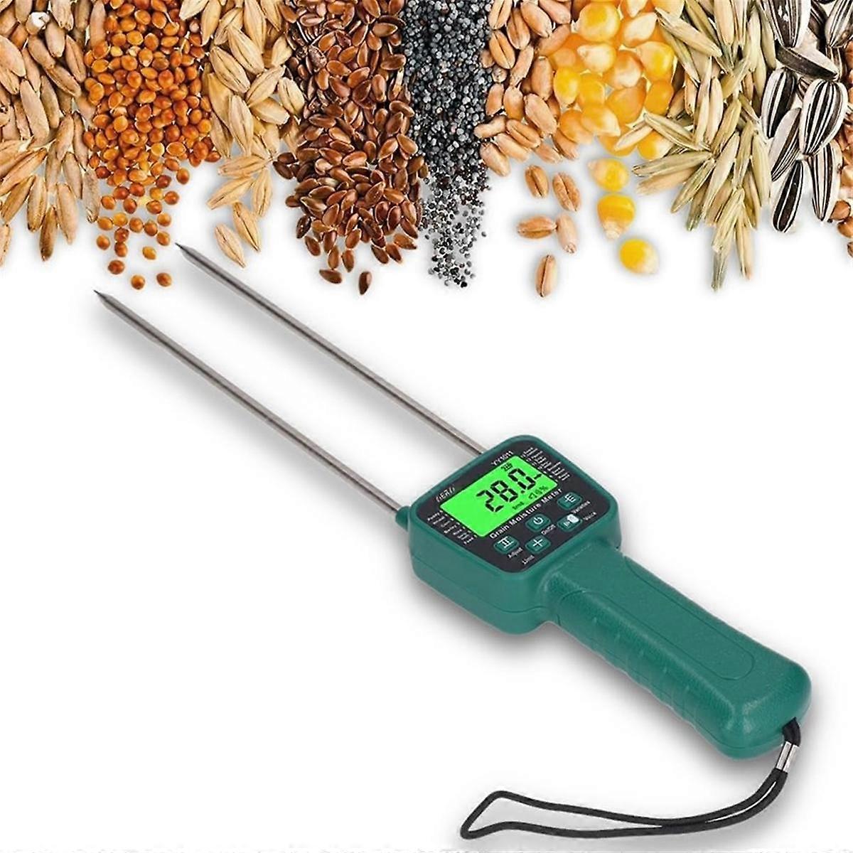 Digital Grain Moisture Meter Tester for Wheat,Corn,Rice,Peanut,Soybean ...