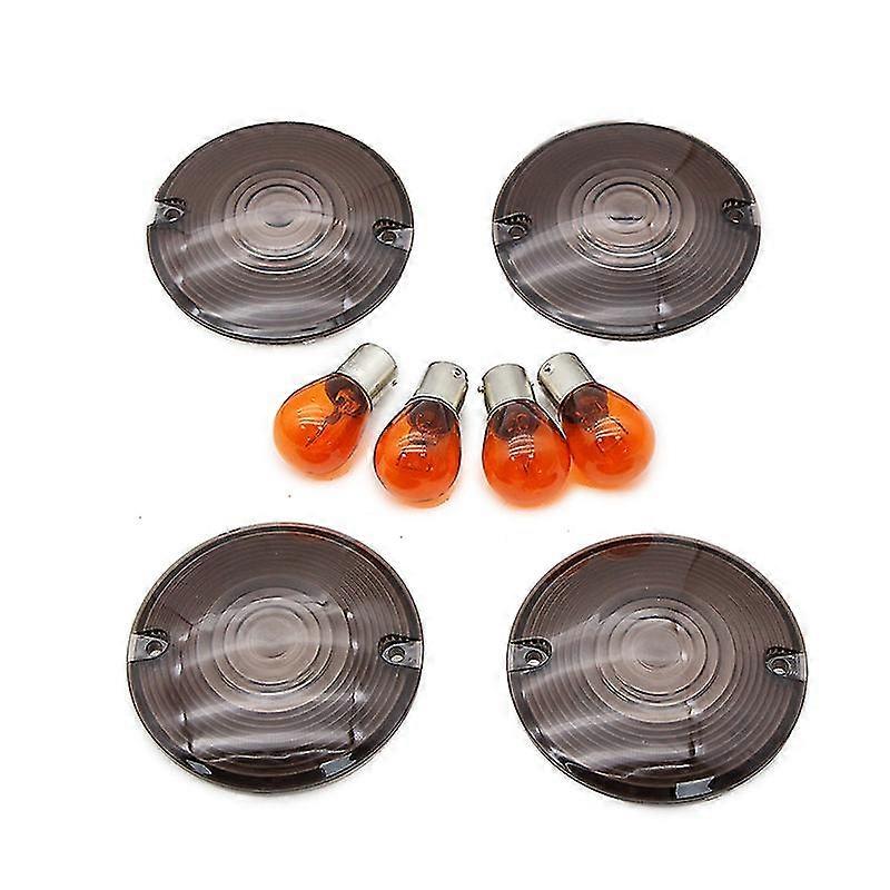 Motorcycle Turn Signal Lens Blinkers Indicator Lenses Light Caps For ...
