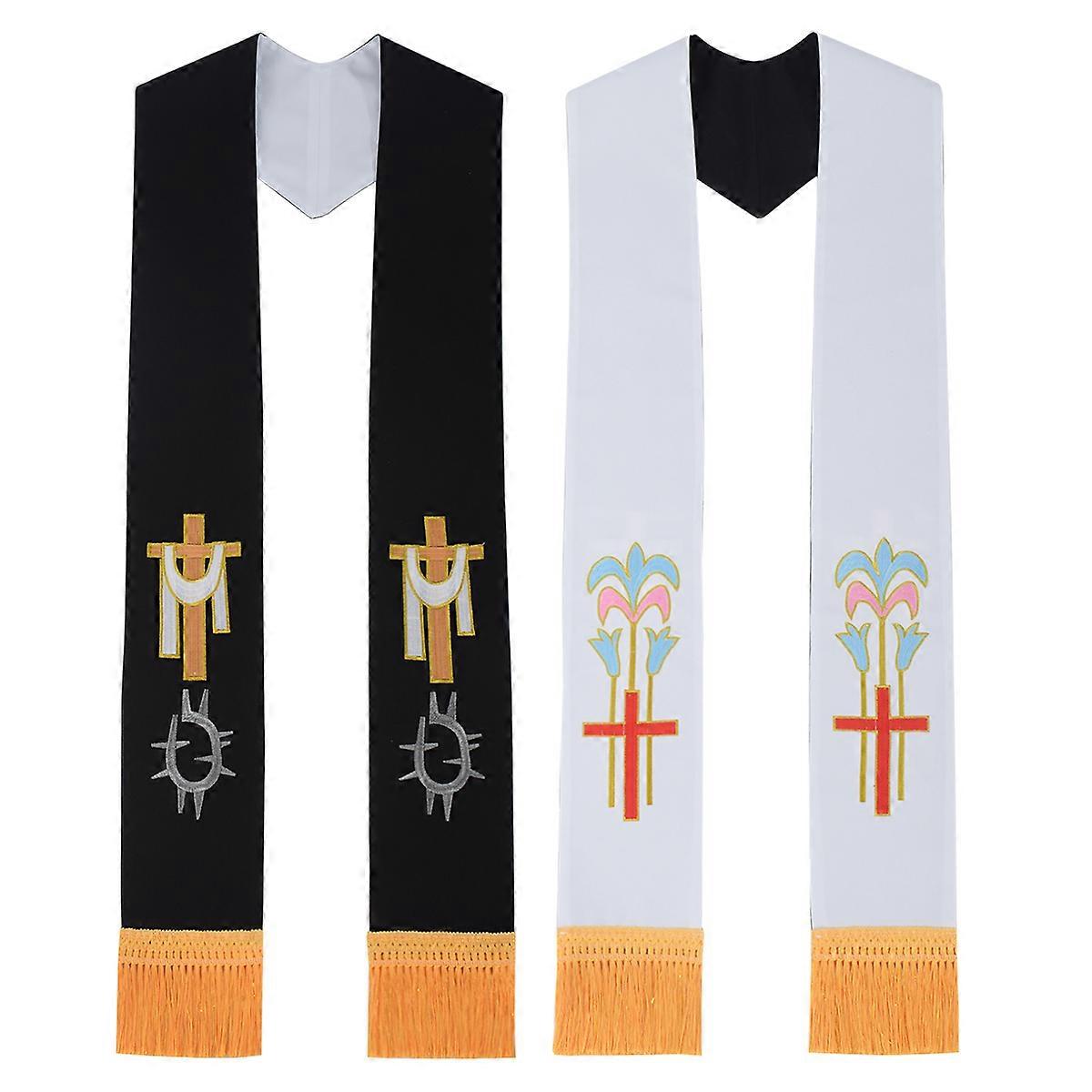 Anglican Priest Stole Clergy Double Sided Unisex Adults Catholic Mass ...