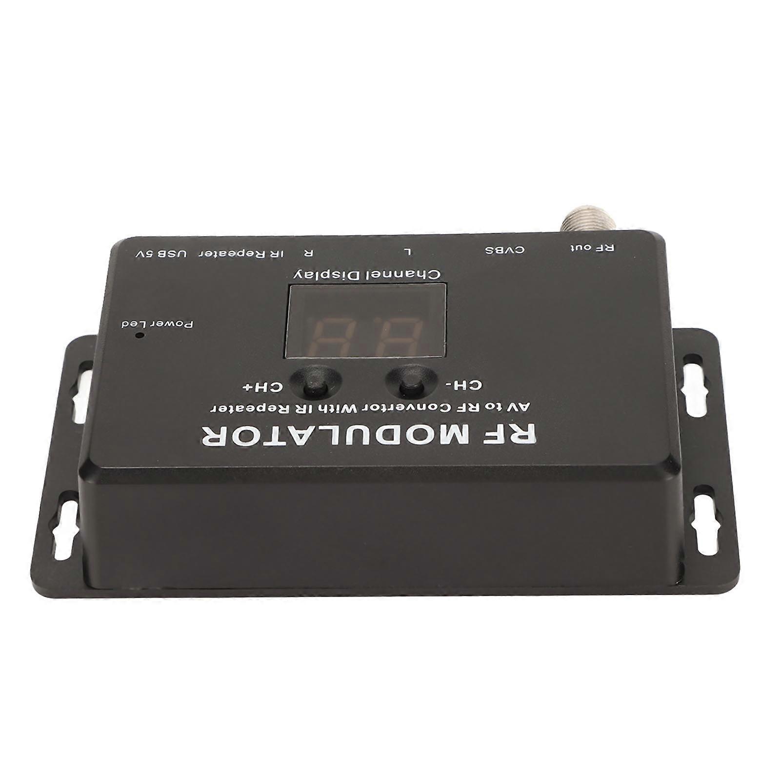 RF Modulator Professional PAL NTSC 21 Channel AV to RF Convertor for ...