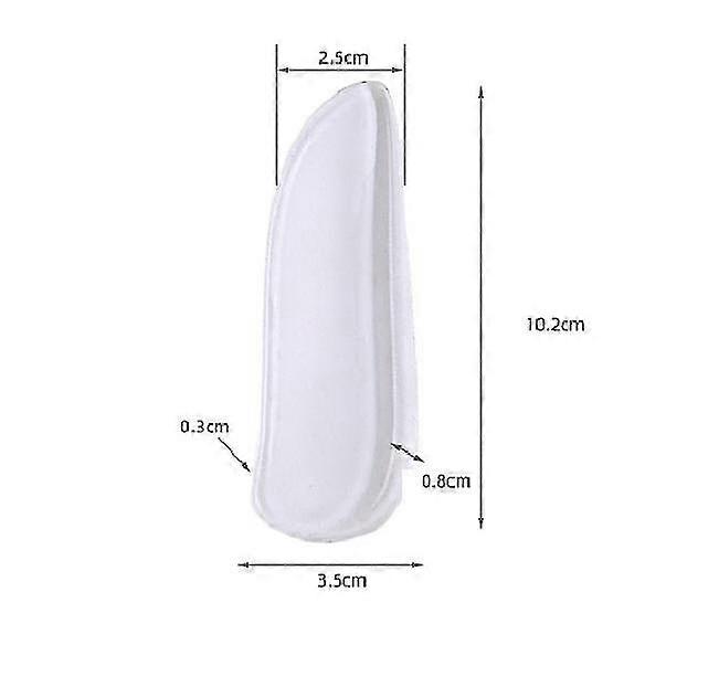 Medial & Lateral Heel Wedge Silicone 2 Pairs - Universal - Adhesive ...