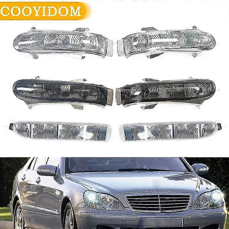 COOYIDOM Car Front Door Side Mirror Turn Signals Lights For Mercedes ...