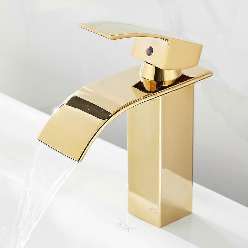 Modern Faucet for Bathroom and Kitchen, Waterfall Effect, Stainless ...