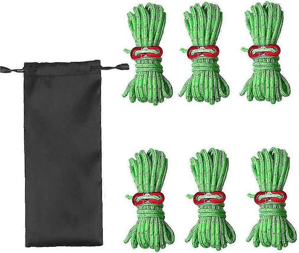 Reflective Tent Ropes, Lightweight Tent Guide Lines With Aluminum ...