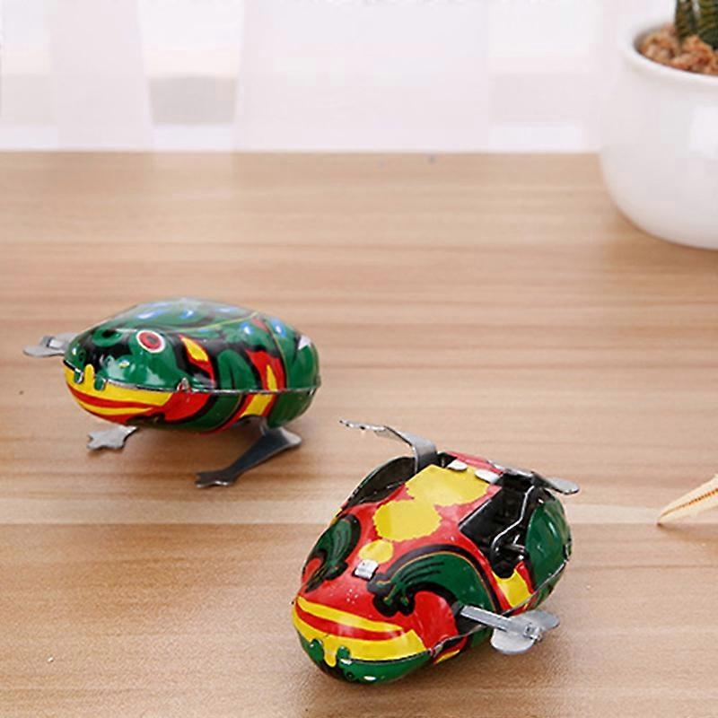 Wind Up Toys Animal Design Flipping Fastest Iron Frogs Wind Up ...