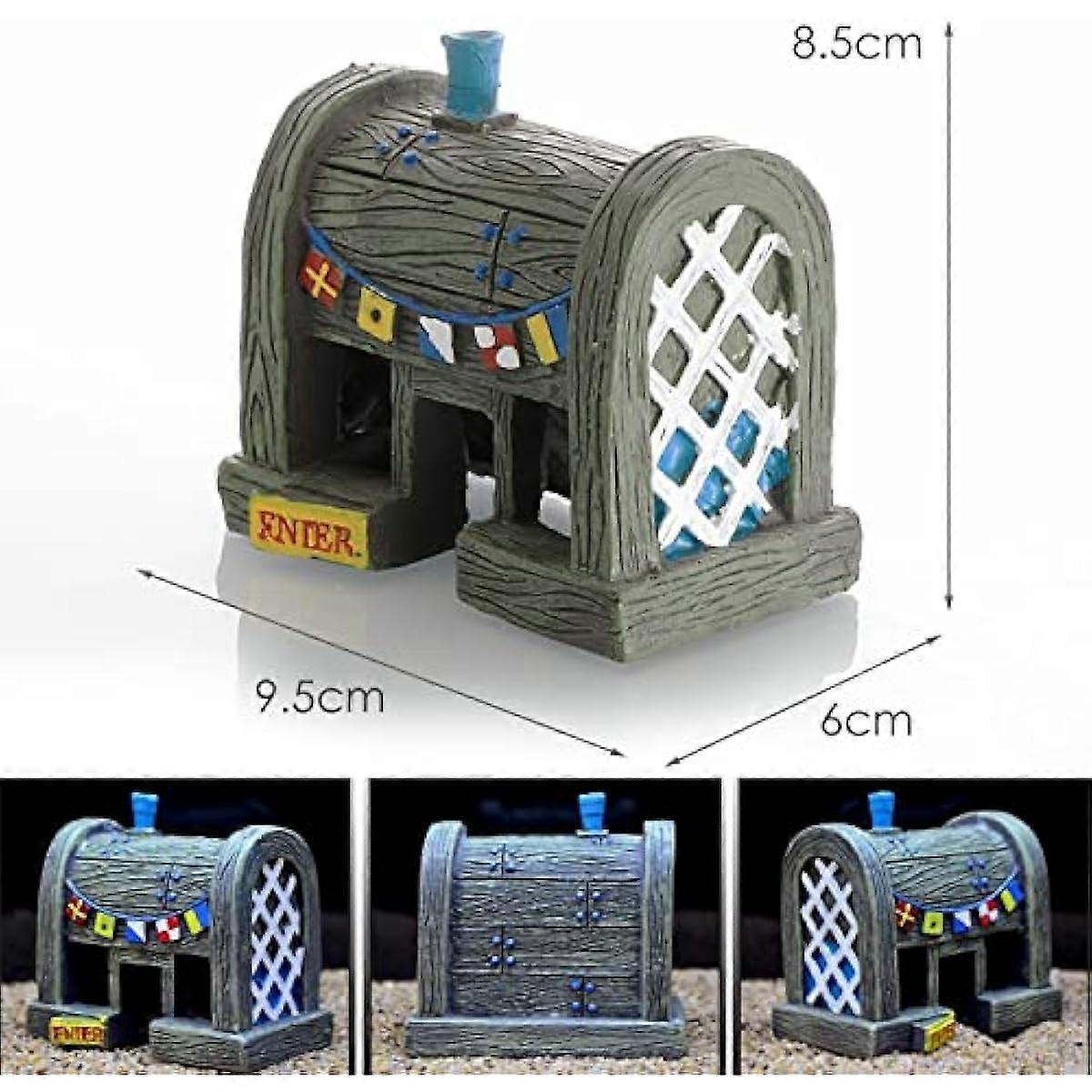 Be Sailed Spongebob Aquarium Decoration Fish Tank Ornament (Pack of 3 ...