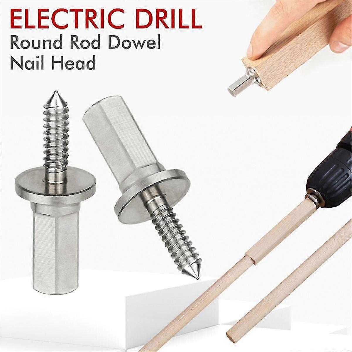 Electric Drill Round Rod Dowel Maker 7-18mm Adjustable Dowel Maker Jigs ...