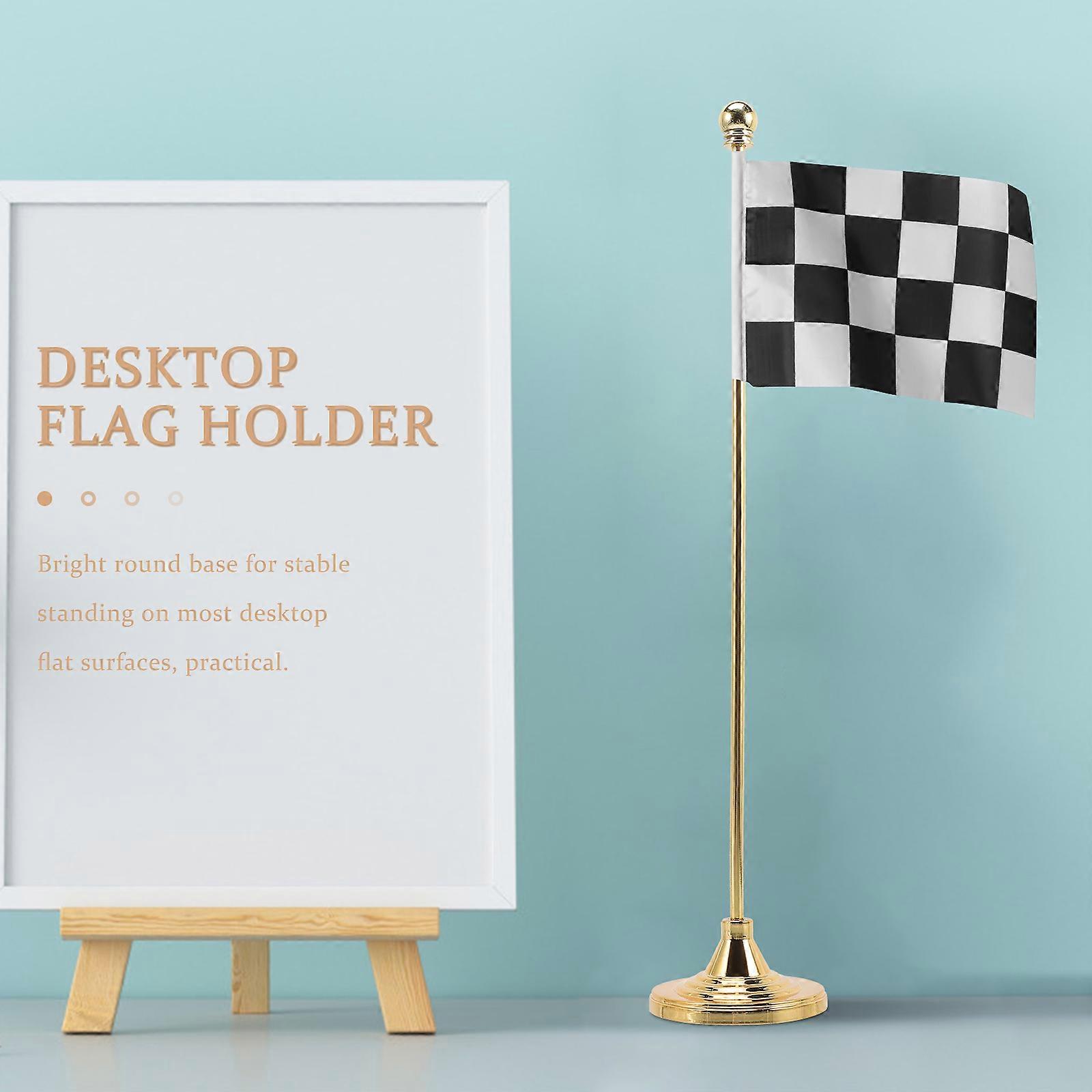 Metal Sign Holds Flags Flag Pole Base Flag Pole Holder Mini Flag Pole ...