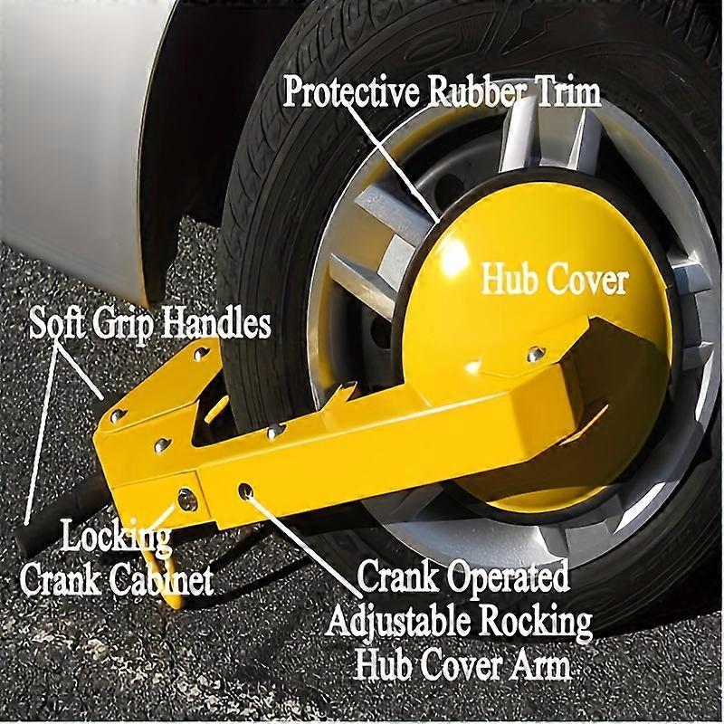 1pc Anti theft wheel lock, clamp shoe, tire claw, parking car, truck ...