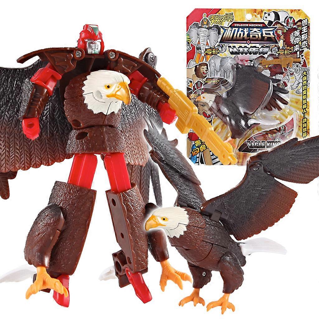 Educational Transform Animals Robot Action Figure Toy Gift for Kids ...