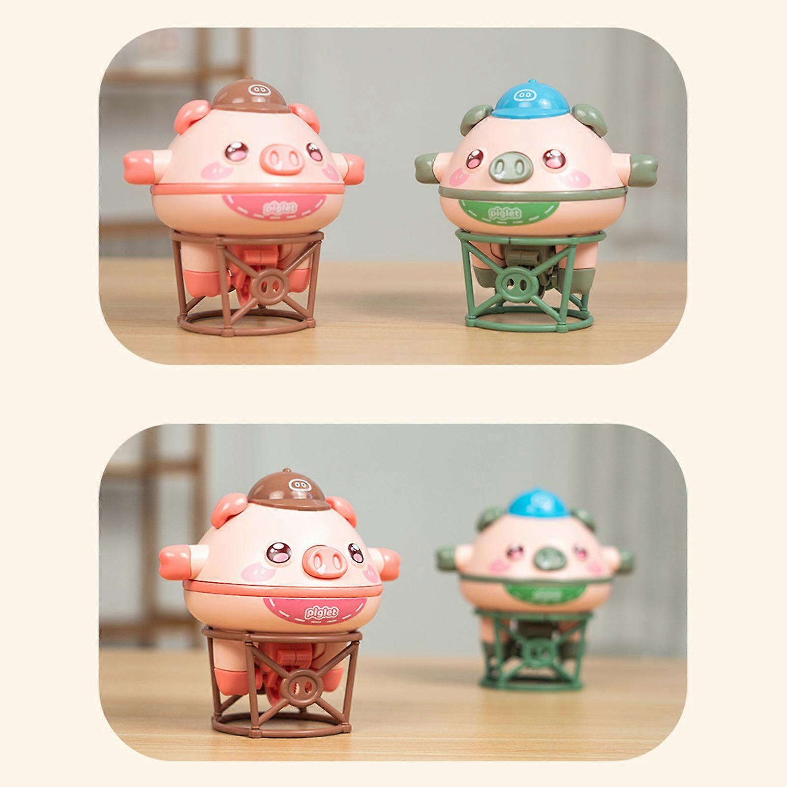 New Upgraded Cute Balanced Pig Toys Tightrope Walking Tumbler Piglet ...