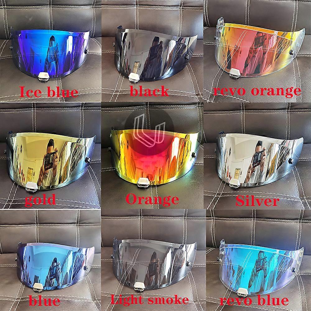 10 Colors Gold Iridium Motorcycle Full Face Helmet Visor Lens case for ...