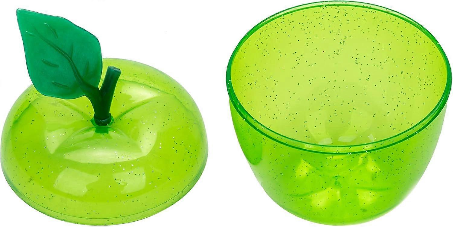 Green Apple Container, Apple Shaped Candy Toy Gift Filling Containers ...