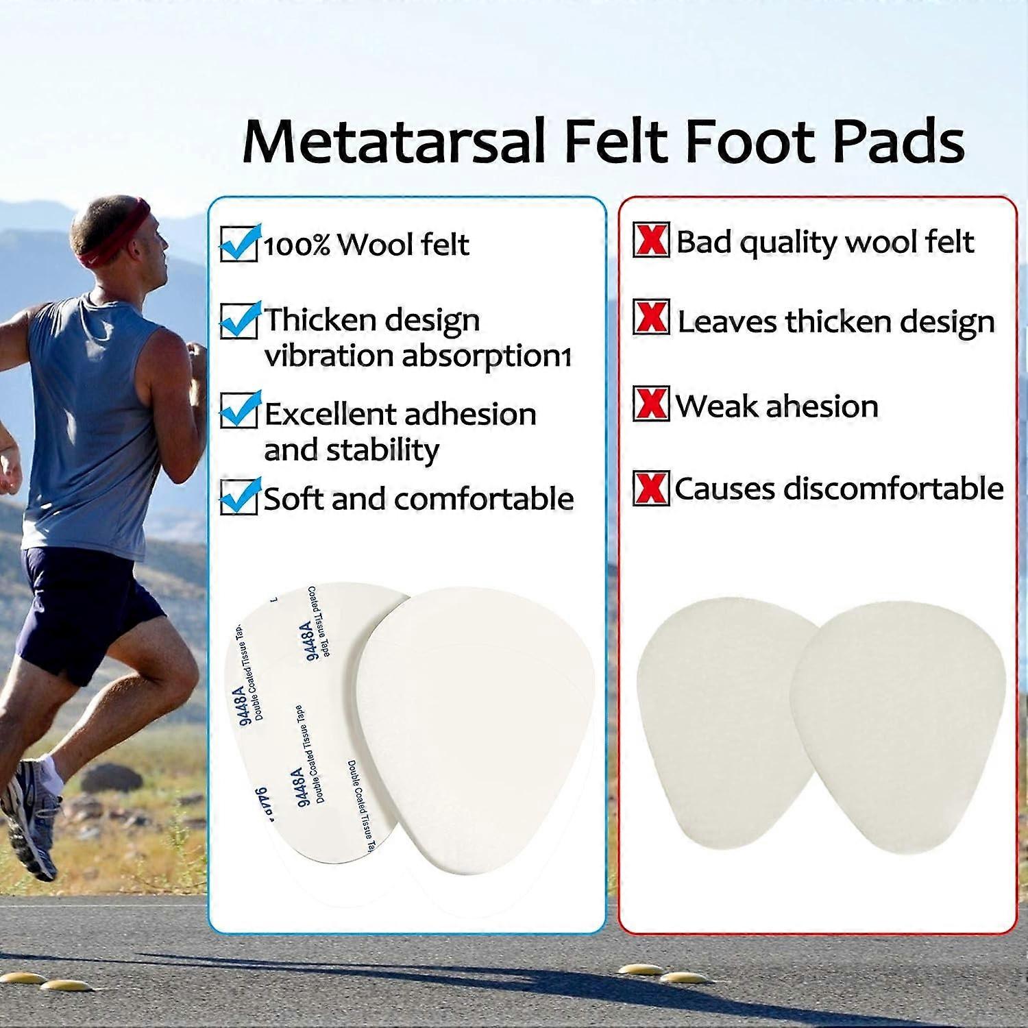 20 stuks middenvoetsbeentje vilten voetzolen invoegen voetbalkussens ...