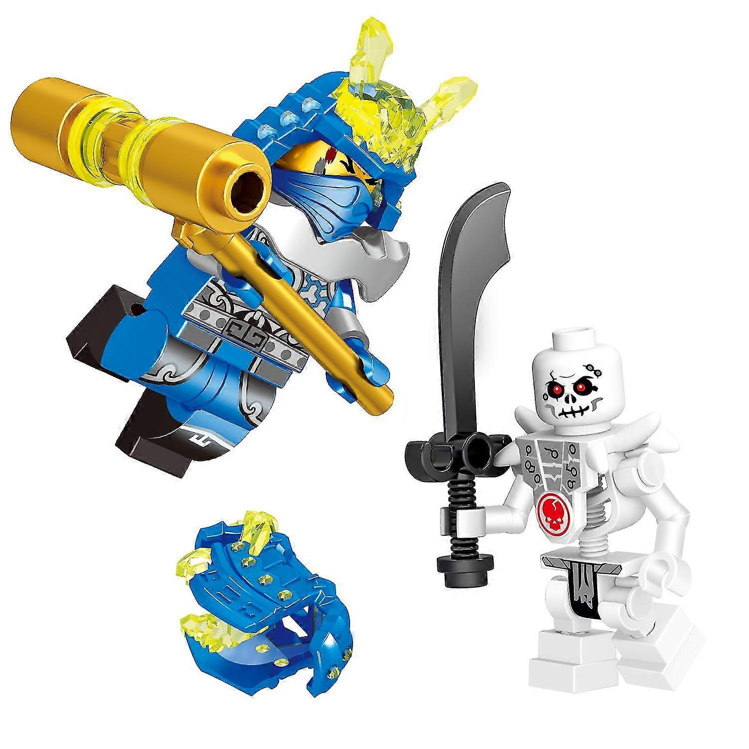 Set Of 32 Pcs Ninjago Mini Figures Kai Jay Sensei Wu Master Building ...