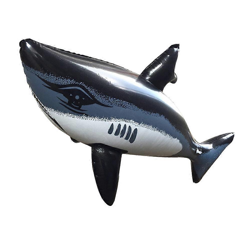 Inflatable Shark Float Pool Toy Pool Floating Cartoon Shark Toy PVC ...