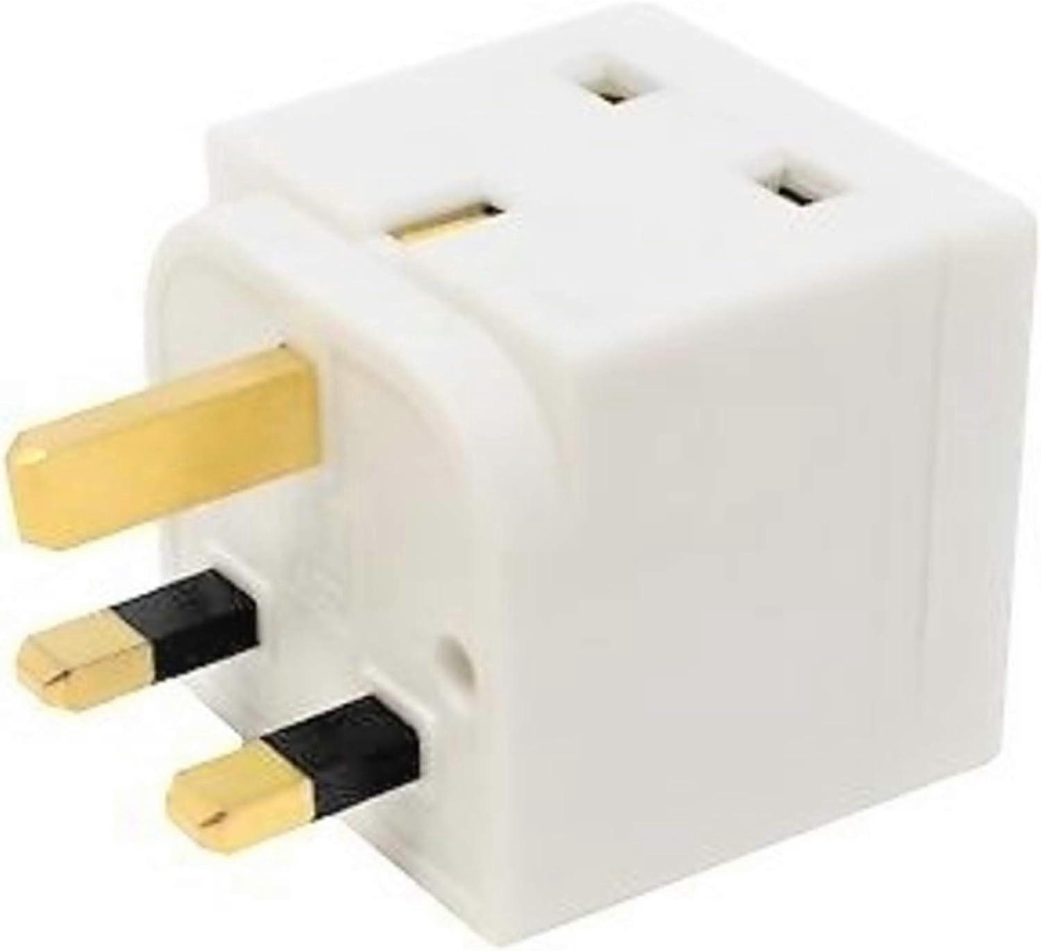 3 Way Triple Plug Adaptor - Multi Plugs Extension Sockets Adapter - UK ...