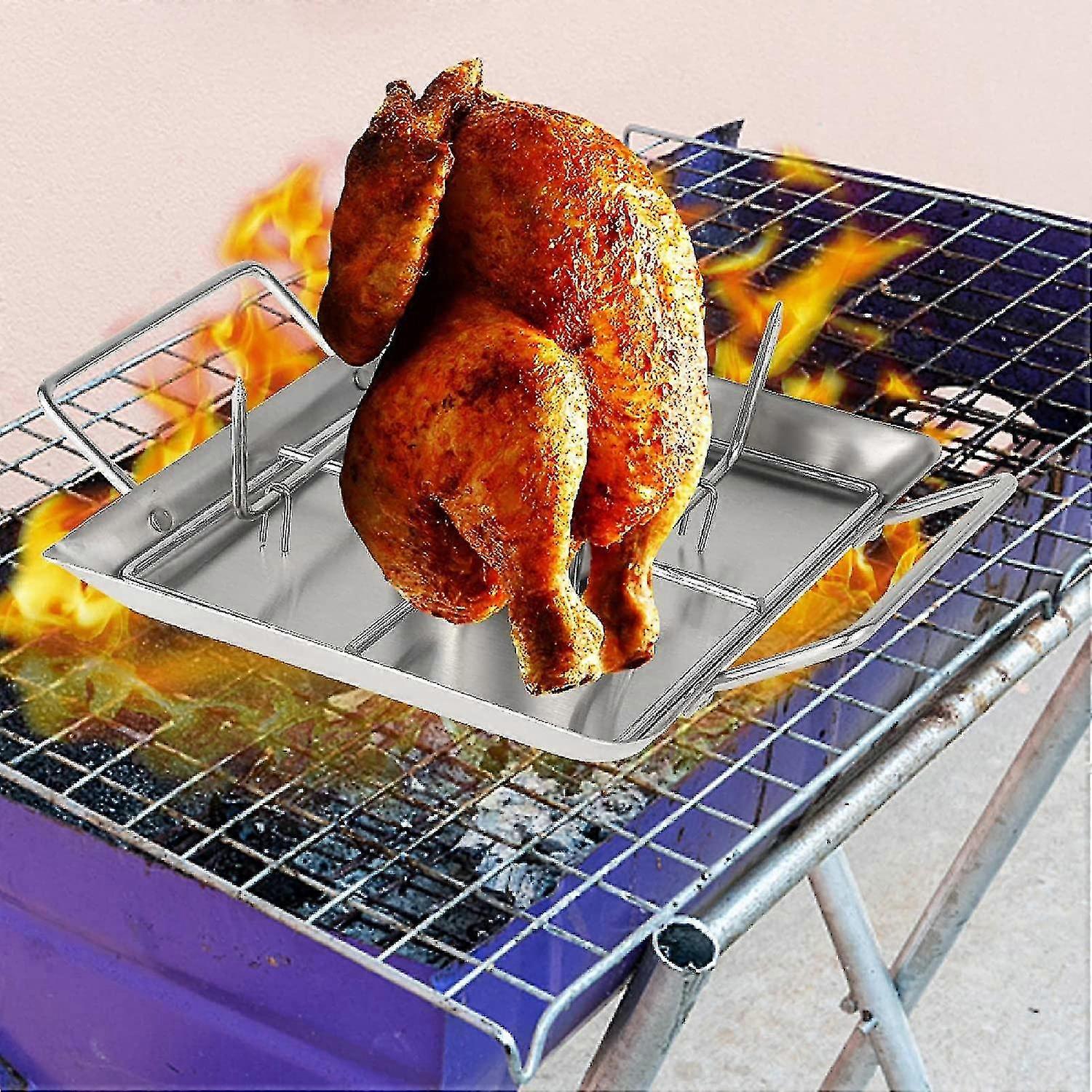 Beer Can Rotisserie Rack - Stainless Steel Rack - Bbq Rack For Grill ...