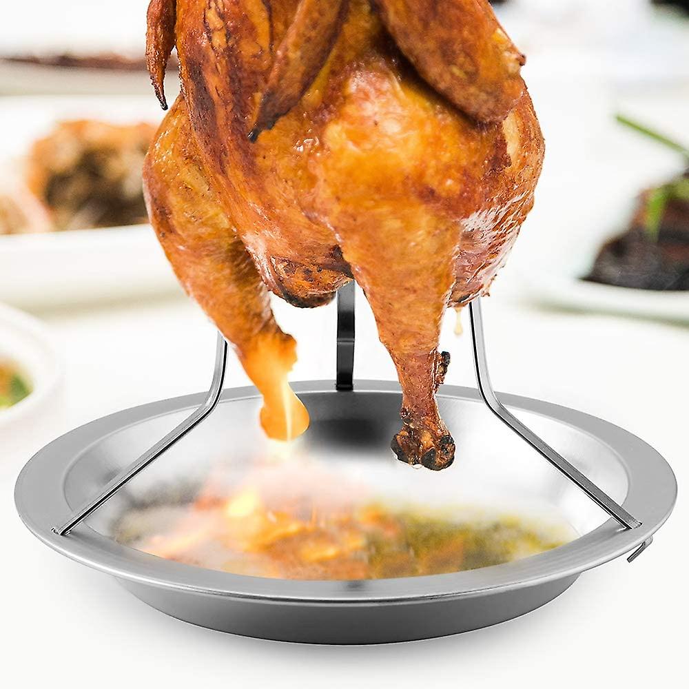 Vertical Stainless Steel Chicken Roaster Rack - Duck Holder Grill Stand ...