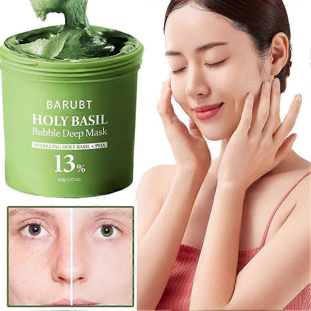 Holy Basil Bubble Deep Mask - for all skin types - Deep Cleaning Facial ...