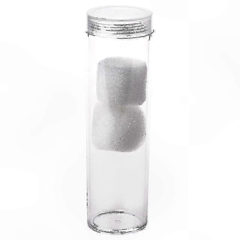 Round Plastic Coin Storage Tube with Screw Cap for 27mm Capsules or ...