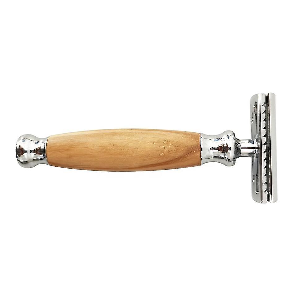 Shaving Manual Razor, Blade Razor With Natural Bamboo Handle,unisex ...