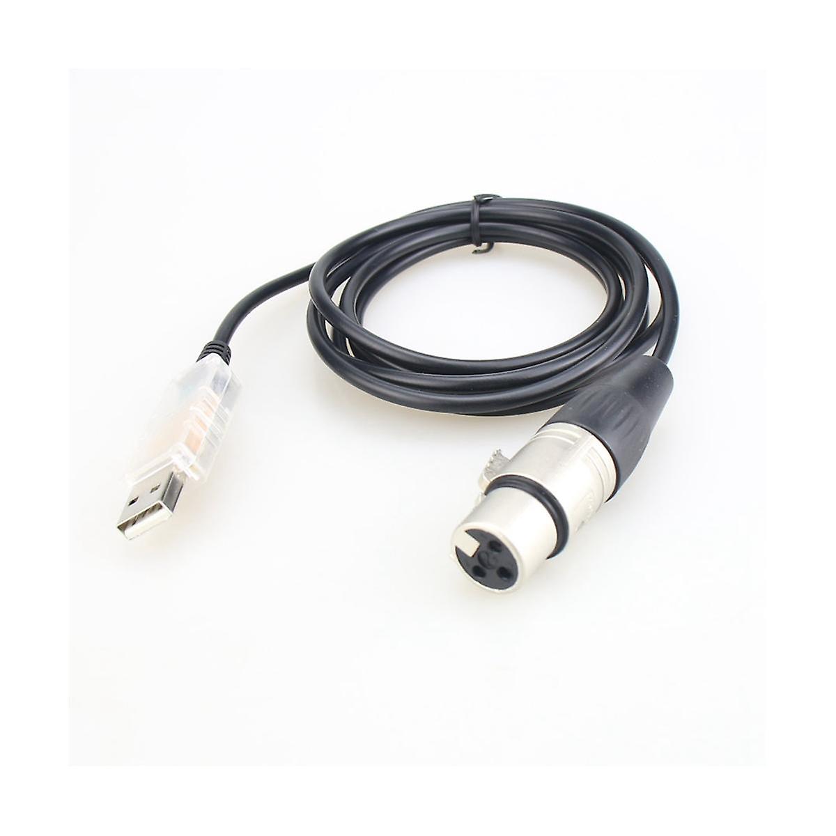 Usb To Dmx Interface Adapter Led Dmx512 Computer Pc Stage Lighting ...